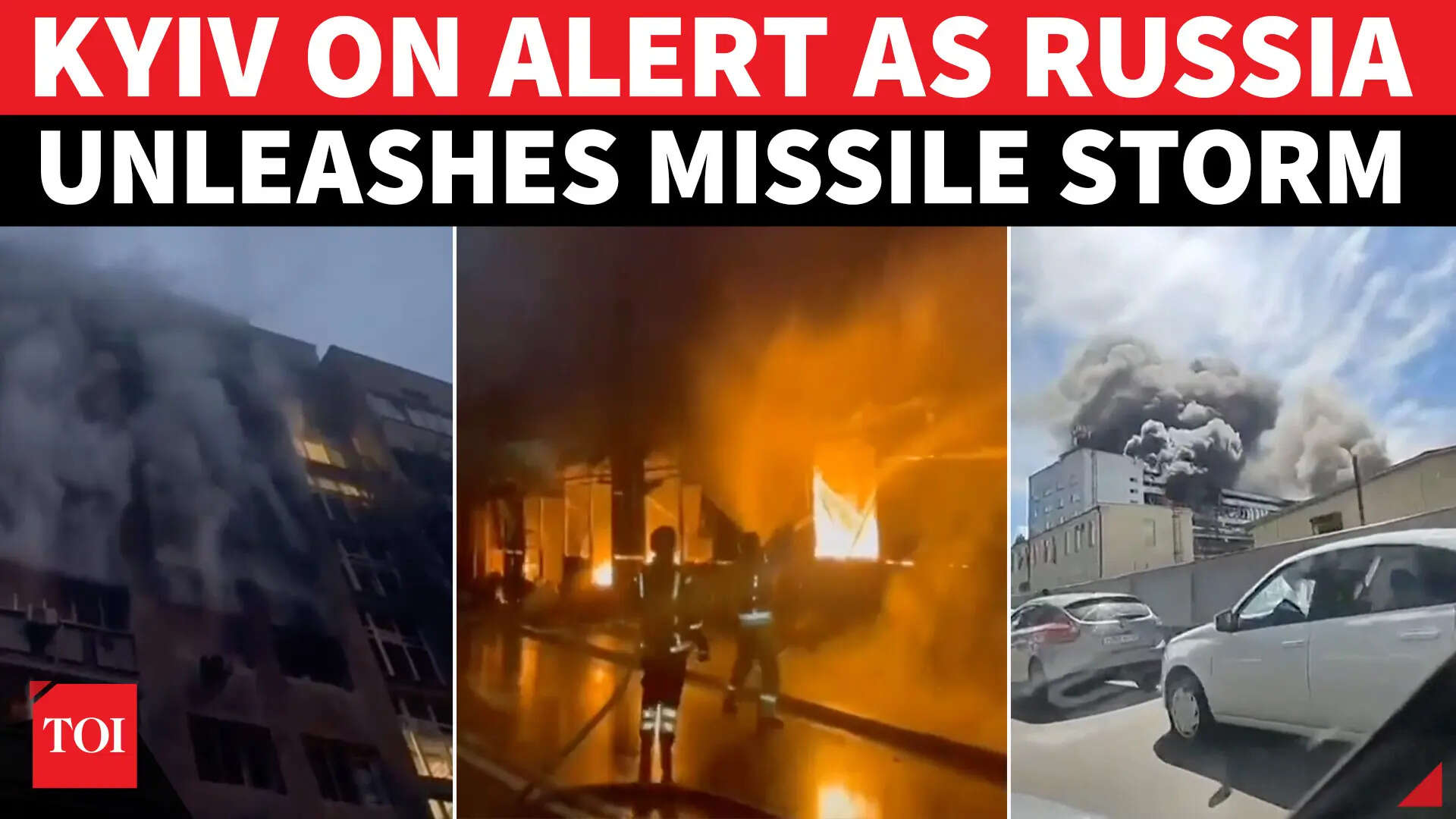 Russia unleashes missile hellfire on Ukraine; Kyiv under attack ...