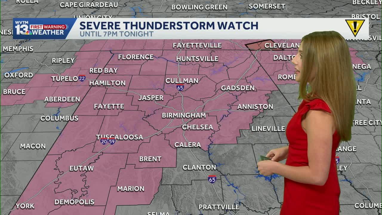 Alabama will see fewer storms later this week with soaring heat and ...