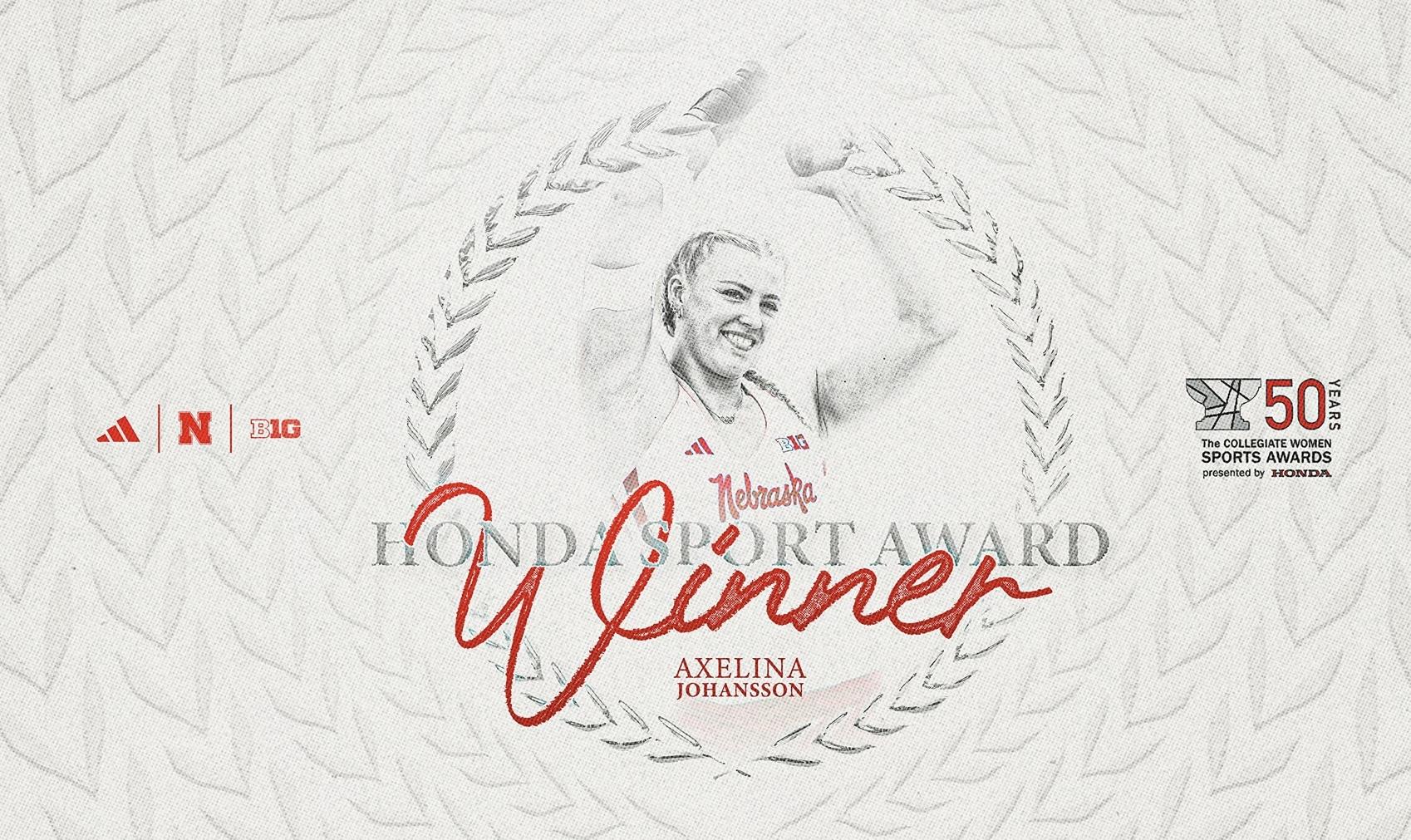 Nebraska’s Axelina Johansson wins Honda Award as CWSA’s top track ...