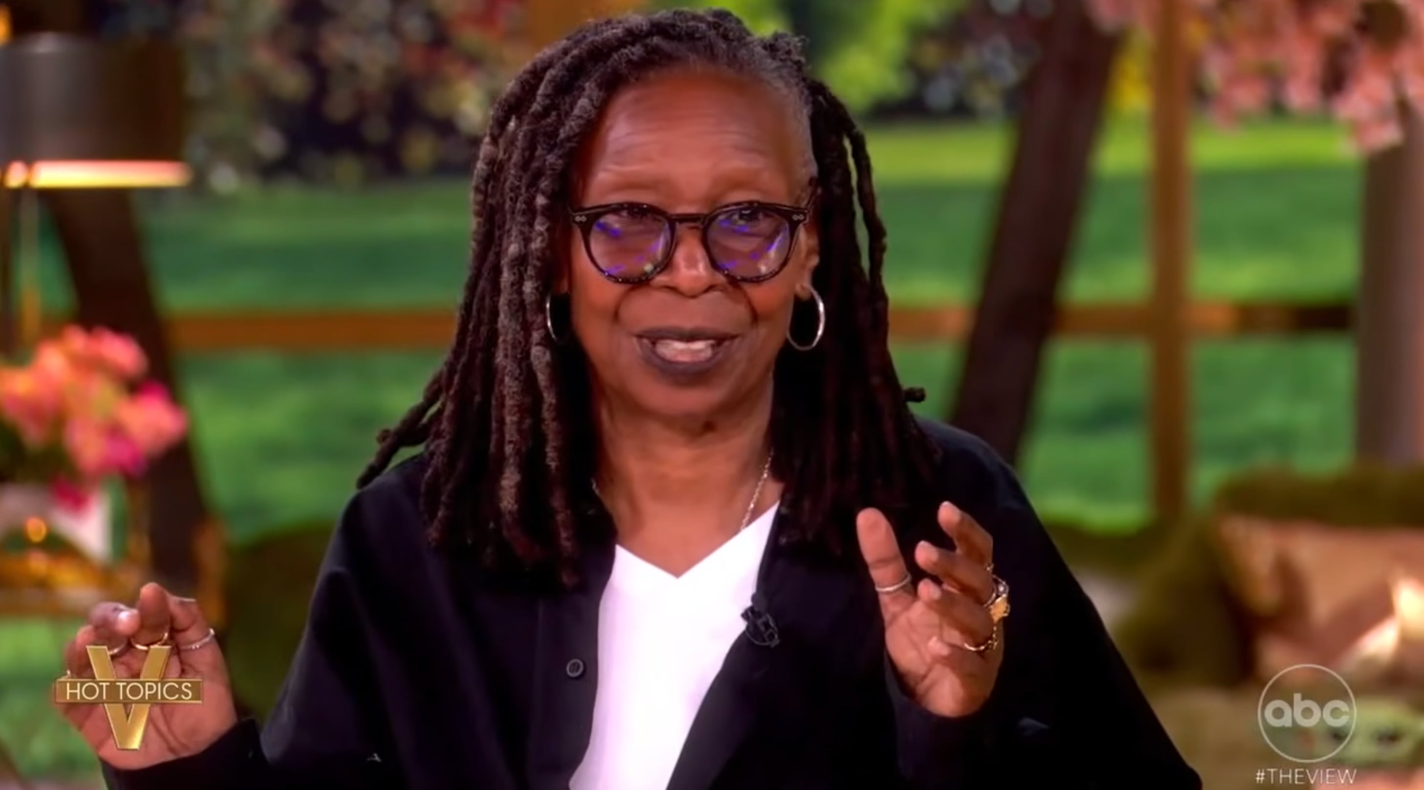 Whoopi Goldberg laughs at Trump’s reflecting pool vandalism claims
