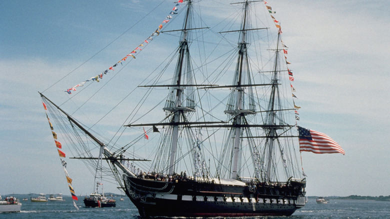 230-year-old US Navy warship sails again for a historic celebration