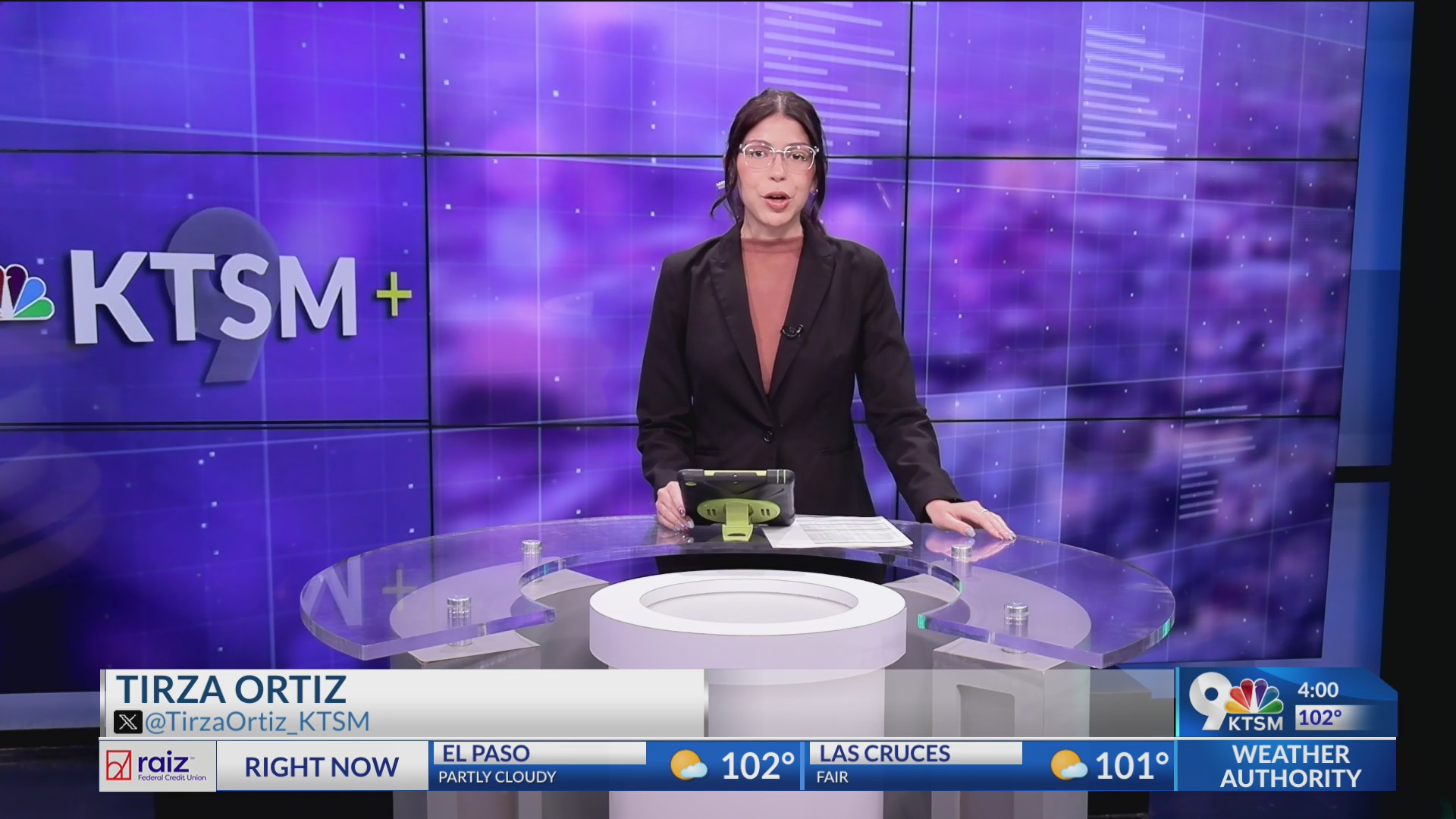 KTSM+ at 4 p.m. with Tirza Ortiz, Robert Bettes