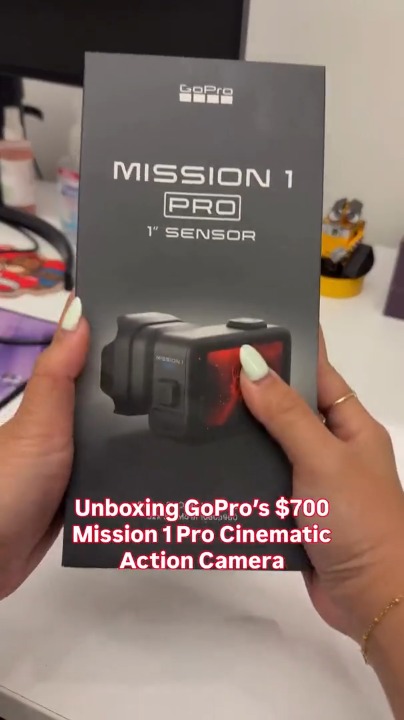 Unboxing GoPro’s $700 Mission 1 Pro cinematic action camera