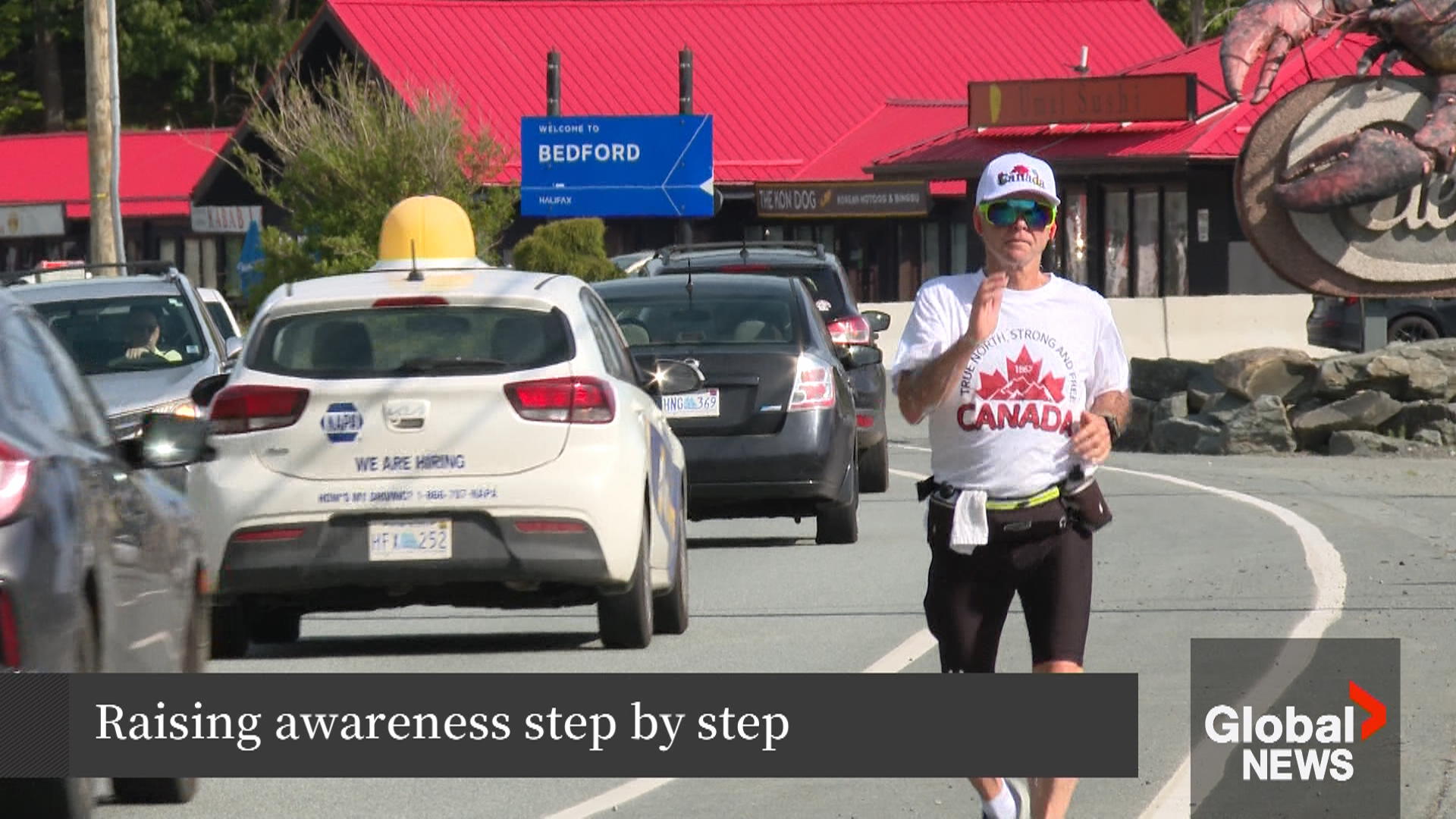 Nova Scotia man turns speed walking into way to give back