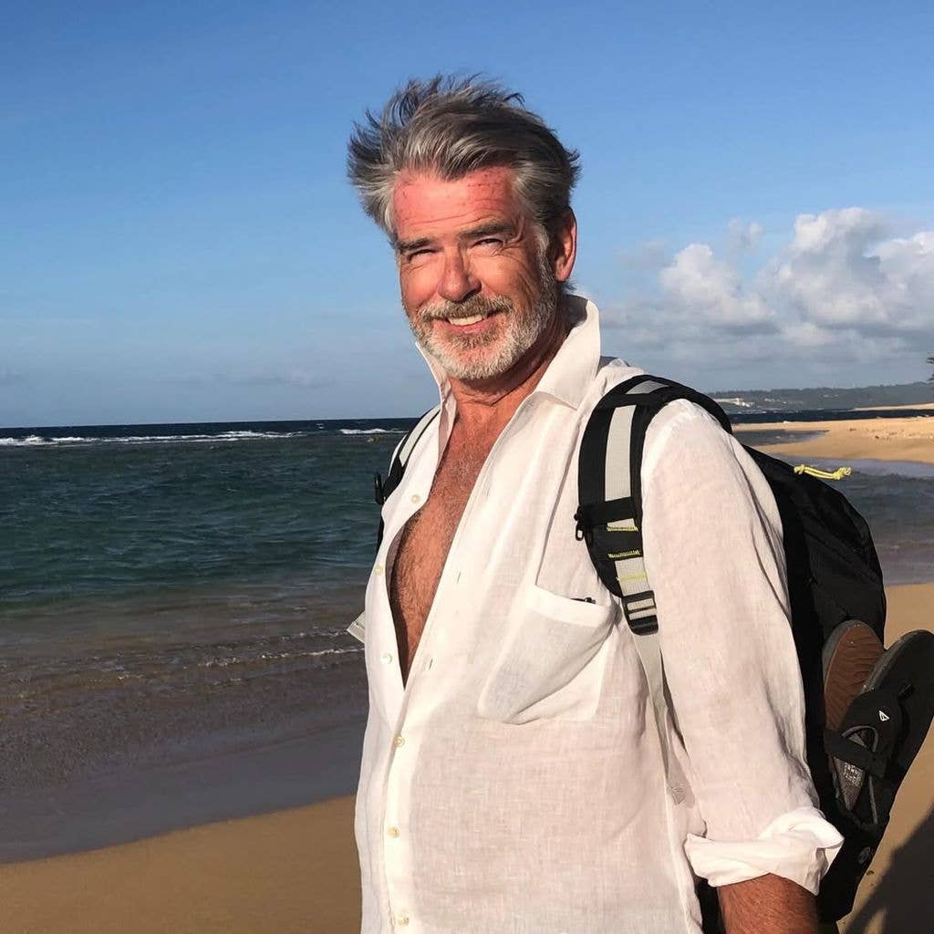 Pierce Brosnan's wife Keely shares beach photo to celebrate her 'love ...