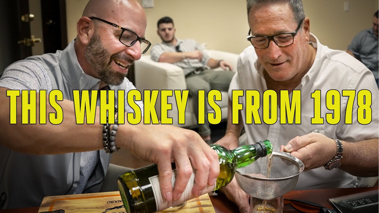 Unboxing a rare 28-year-old Cragganmore scotch with Alec Bradley cigars