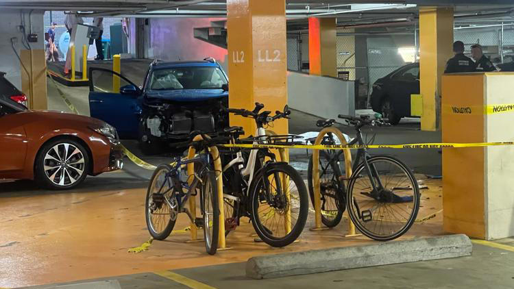 Fatal crash inside Rockville parking garage