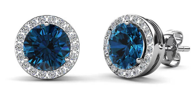 Walmart has dainty Swarovski birthstone stud earrings that really ...