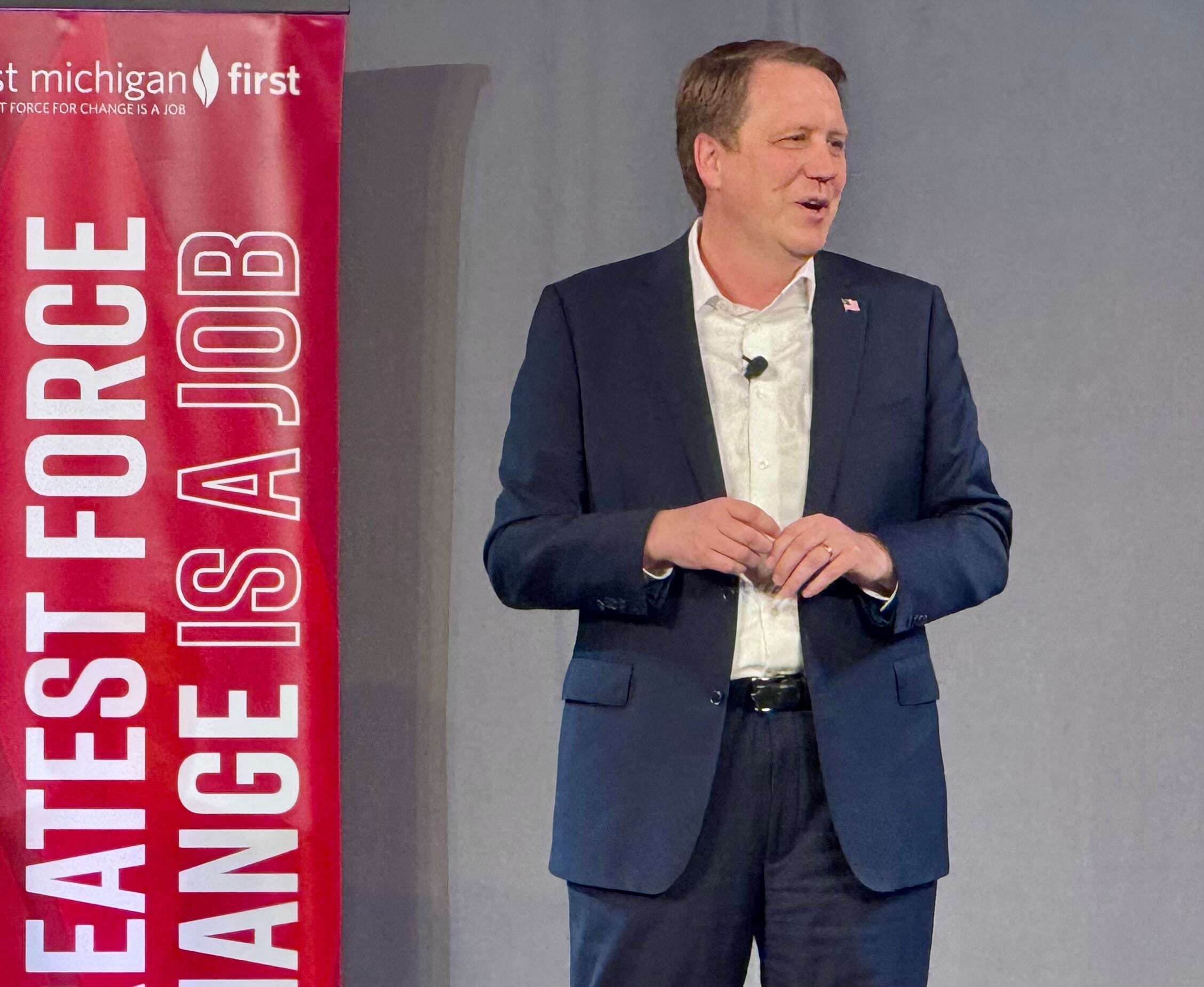 GOP candidate suspends campaign for Michigan governor after Trump ...