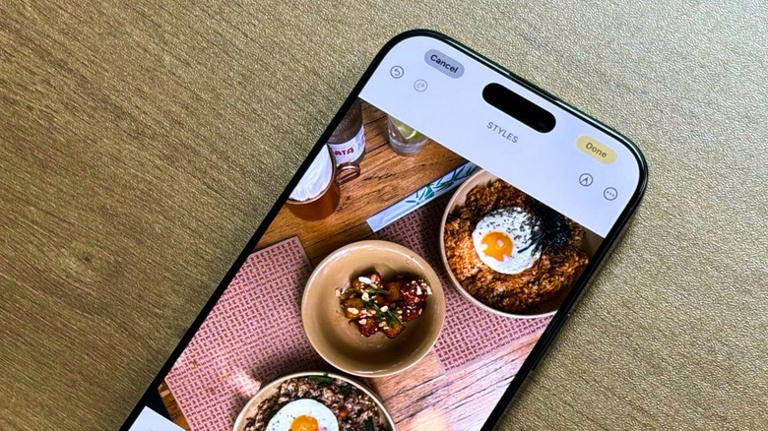 What does the flower icon mean on your iPhone camera?