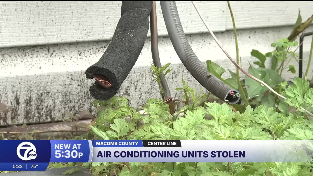 Thieves stealing Center Line neighborhood's air conditioning units