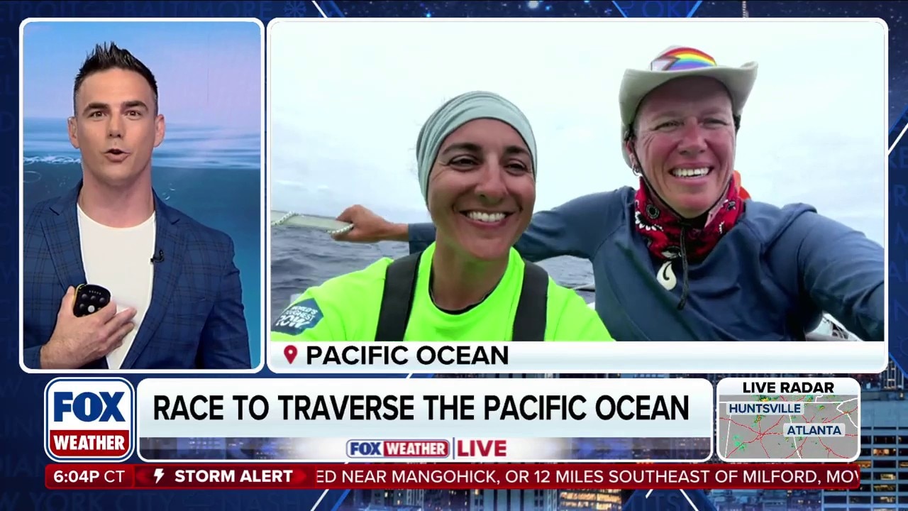 Race to traverse the Pacific Ocean for charity