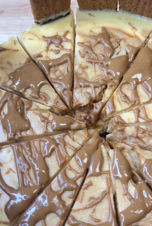 Biscoff cheesecake bussdown: a crown worthy dessert
