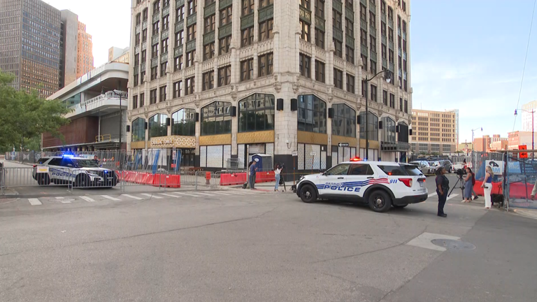 Man armed with gun shot by police in downtown Detroit ahead of ...