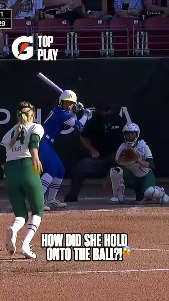 Perfect throw. Perfect tag. This entire play was beautiful from start ...
