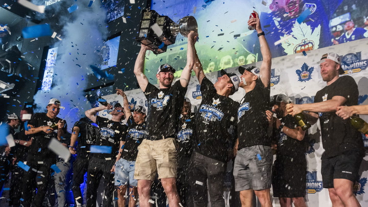 'We're champions': Toronto Marlies celebrate Calder Cup win
