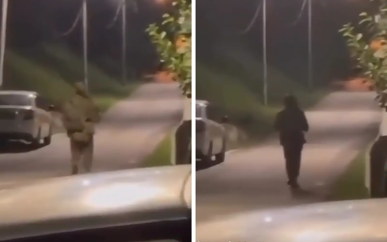 Cops tracking down man wearing military uniform in viral video