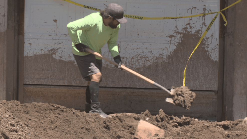 Hidden Valley residents pitch in to help neighbors after flash flooding