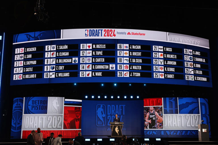 Why is NBA draft held on 2 different nights?