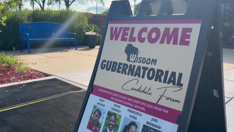 Wisconsin governor candidates take part in forum, Hughes exits race