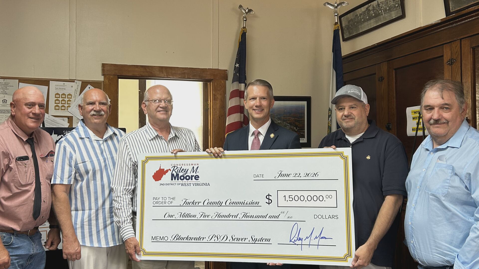 Federal funding secured for Tucker County wastewater project