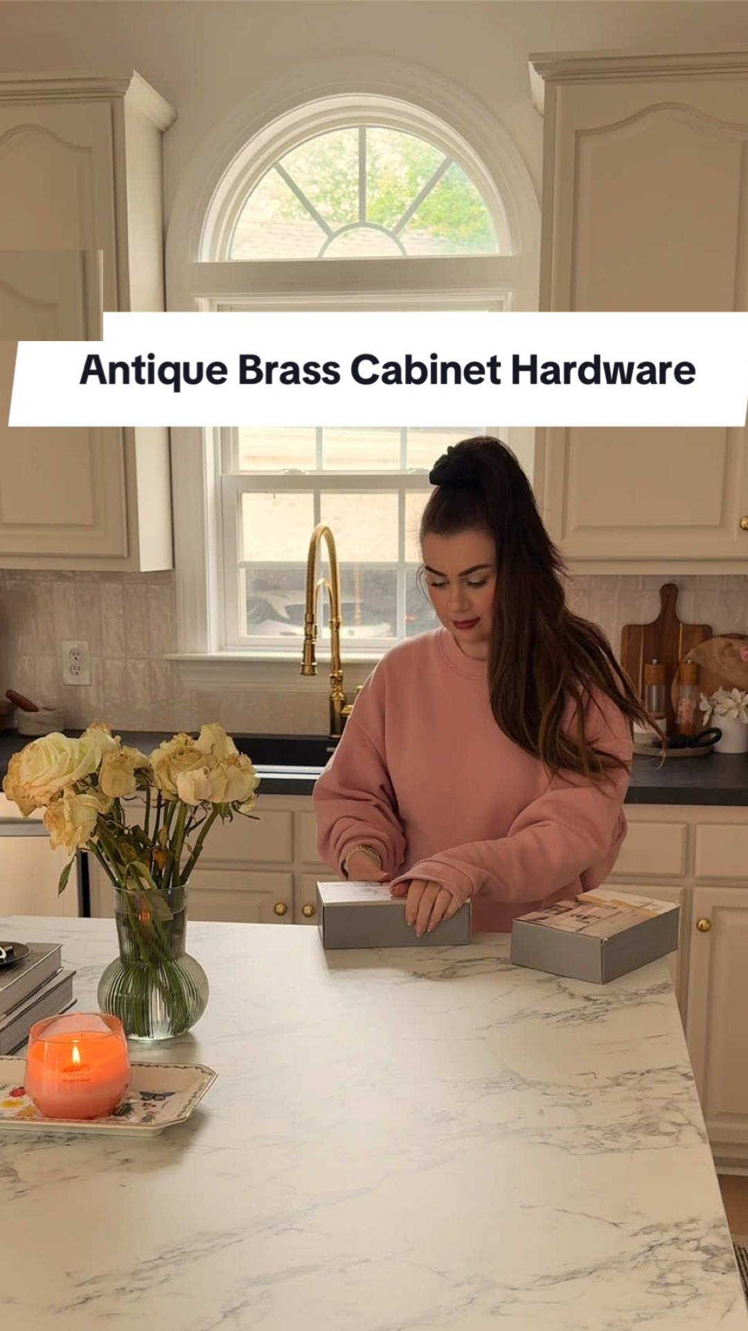Tiny Upgrade Big Difference Kitchen Cabinet Hardware Change