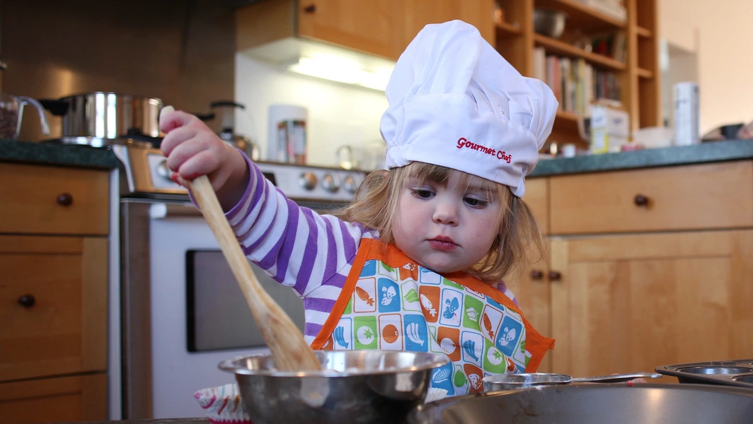 Baking cookies with toddlers made easy and fun