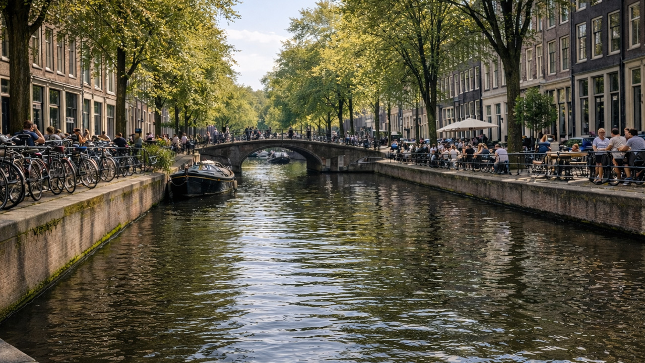 Megmutatja ez a csatorna Amsterdam nyári hangulatát?