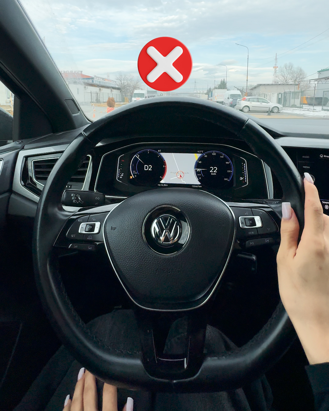Wrong vs right driving grip