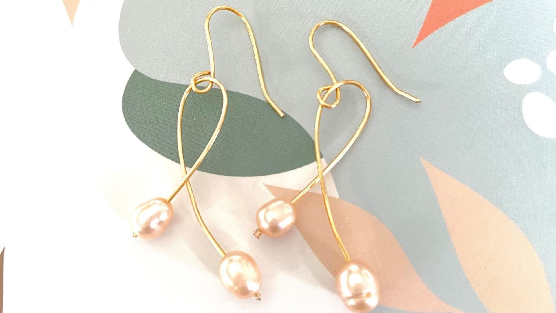DIY jewelry making very easy wire and beads tutorial for beginners