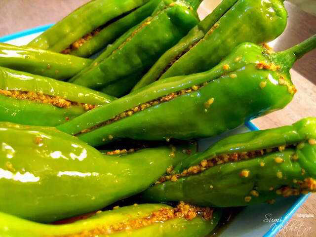 Quick and easy green chili pickle recipe in just 10 minutes