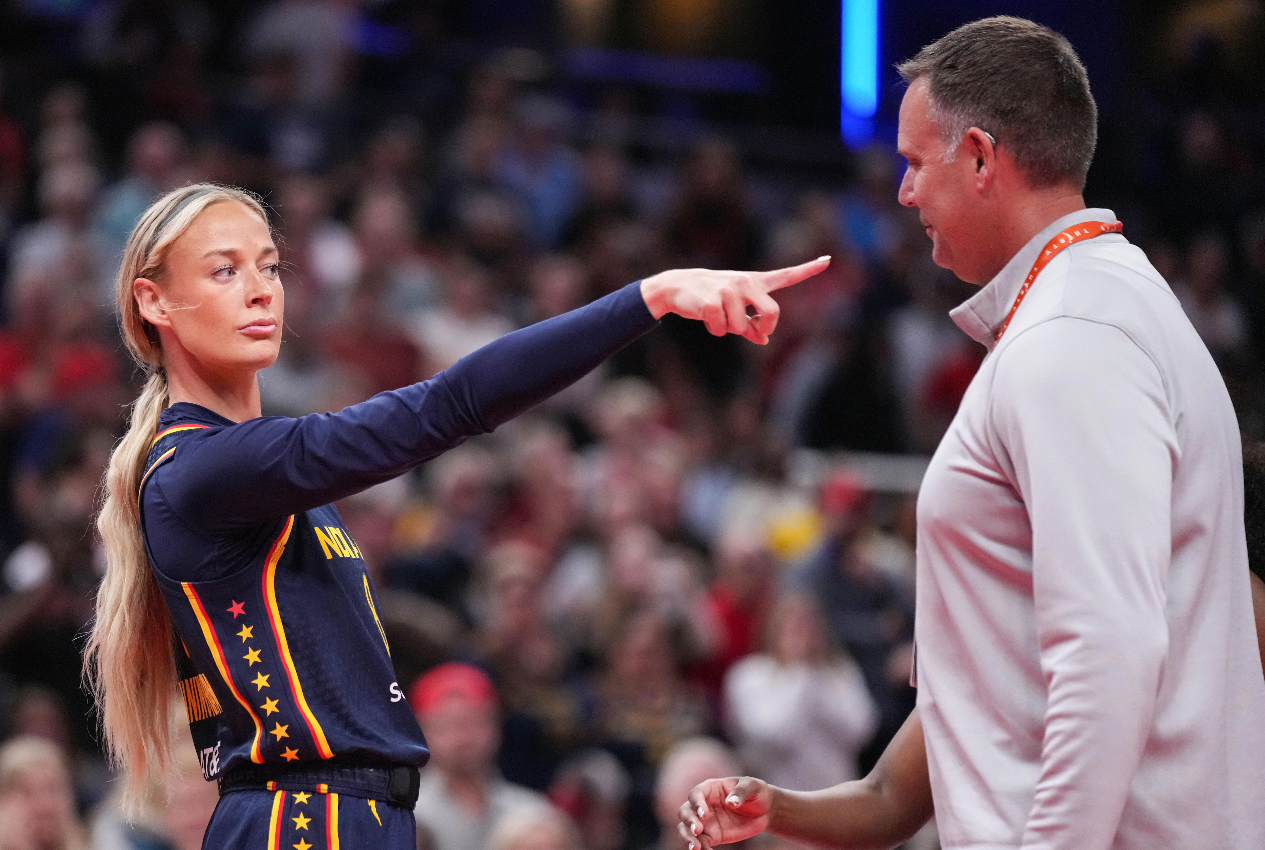 Man accused of stalking Indiana Fever fan-favorite Sophie Cunningham