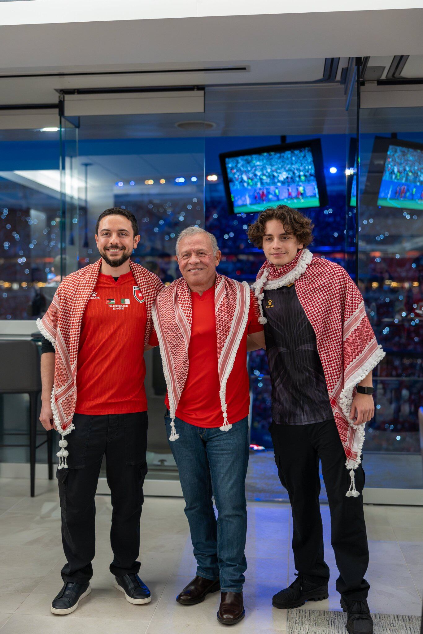 King Abdullah, Crown Prince Hussein and Princess Rajwa support Jordan ...