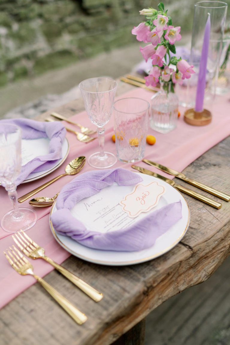 A woodland fairytale filled with florals: Megan Grace & Albie's ...