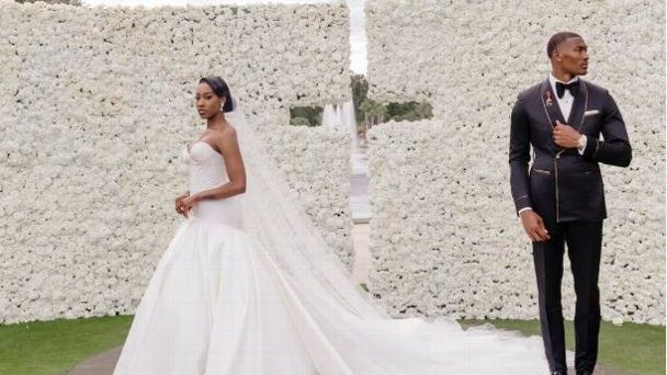 Eagles' DeVonta Smith marries Mya Danielle at Disney World