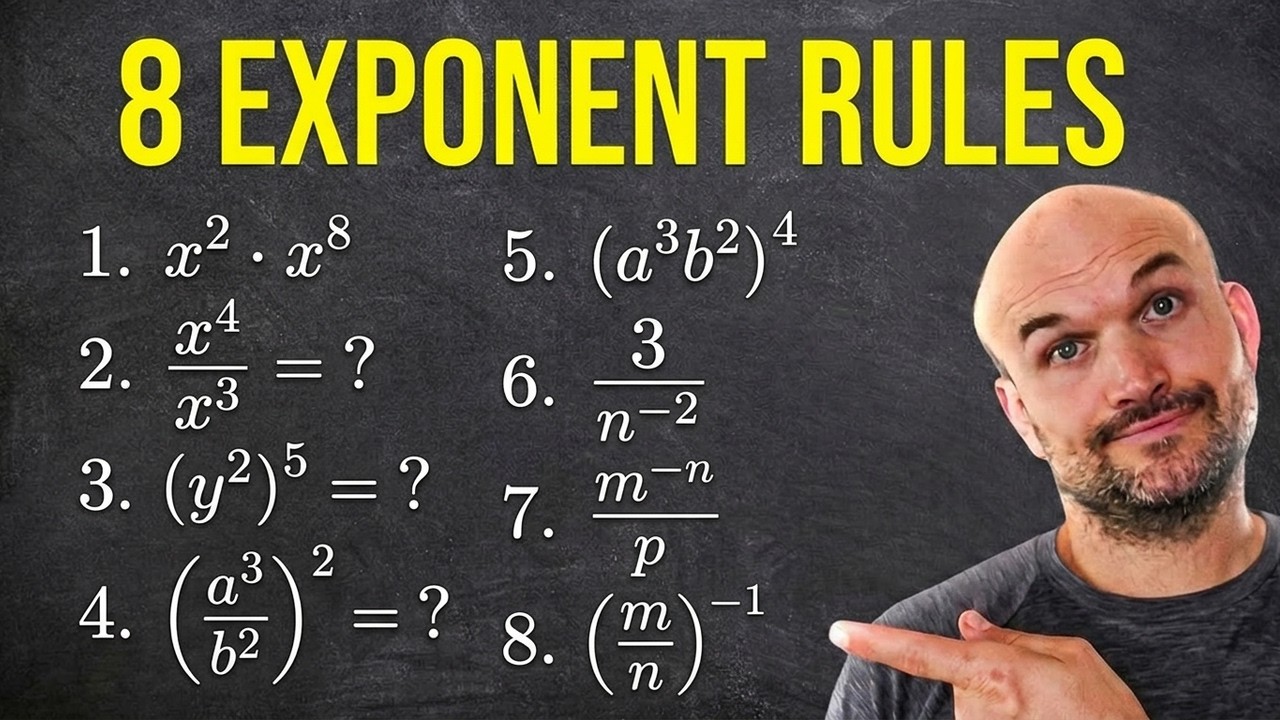 Master exponent rules through practice not memorization