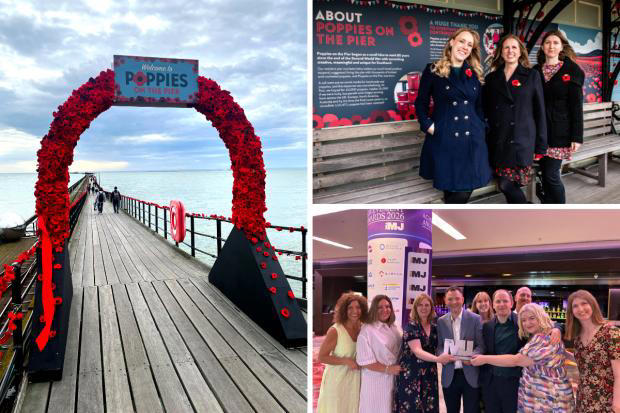 National recognition for Southend's powerful 'Poppies on the Pier' campaign