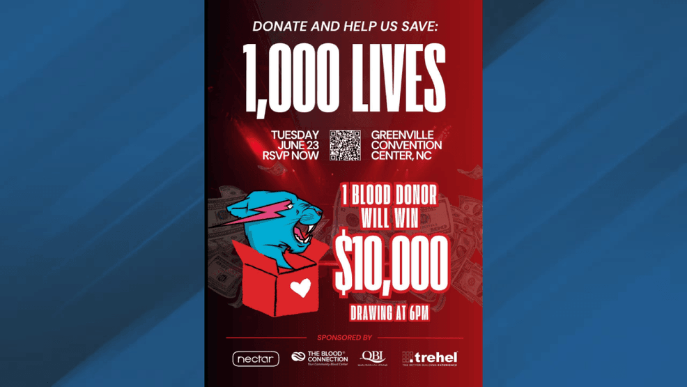 The Blood Connection, Beast Philanthropy team up for Greenville blood ...