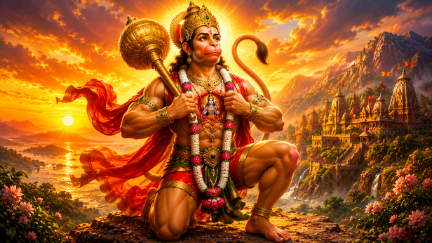 Why Hanuman changed his form three times
