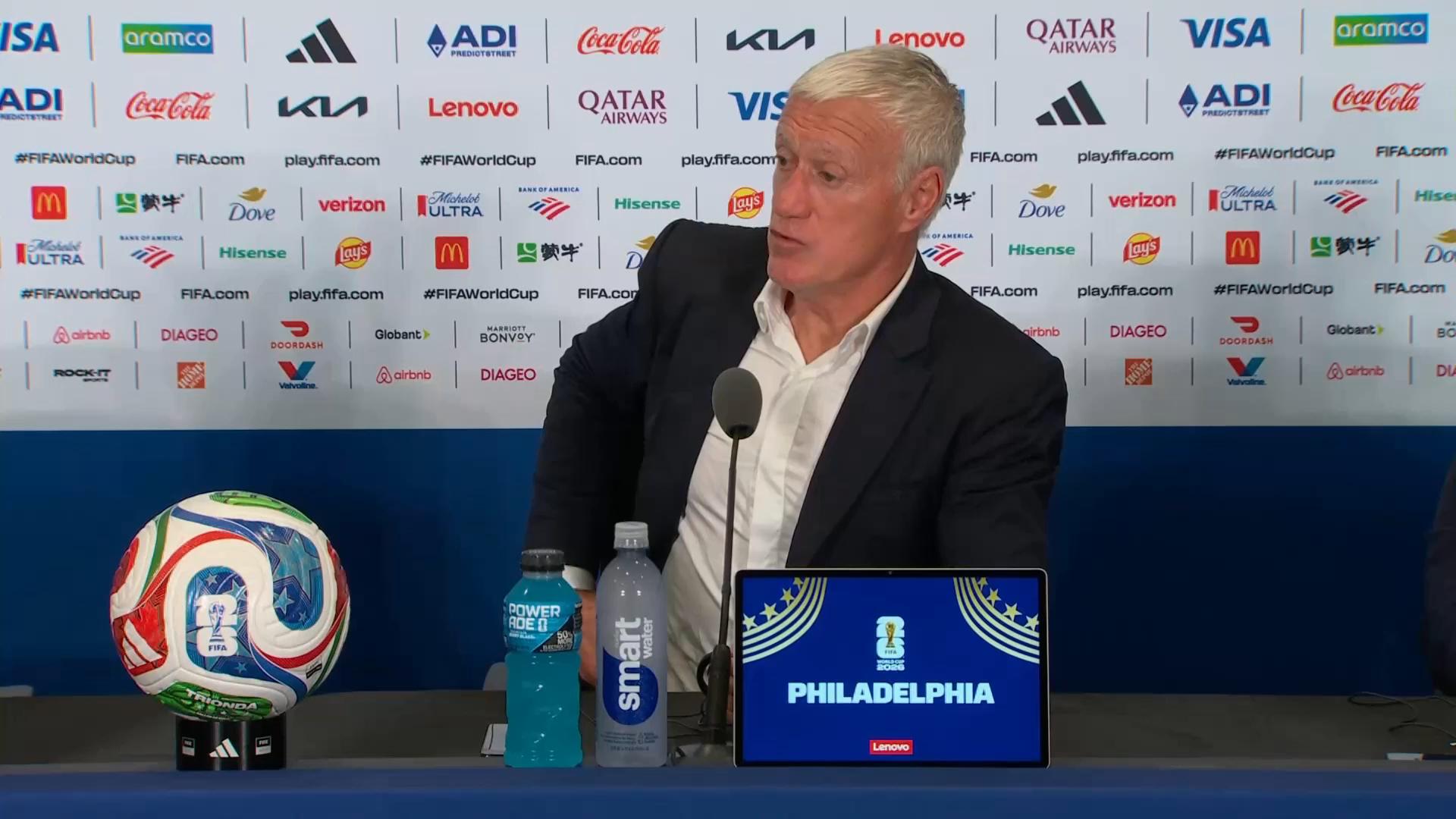 "He has a global aura" - Deschamps exalts Mbappé after France's rain ...