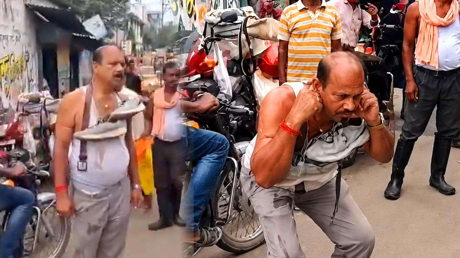 TMC leader humiliated in public | Shoe garland, sit-ups & eggs thrown ...