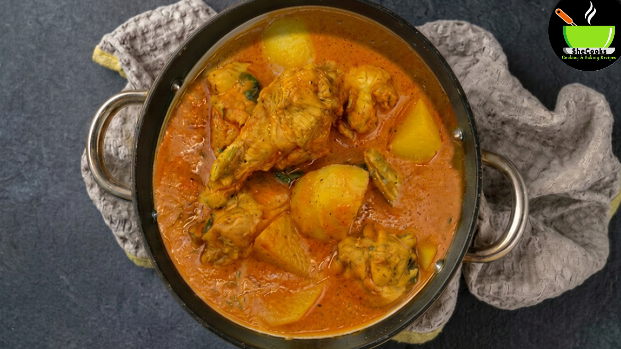 Aloo chicken curry recipe