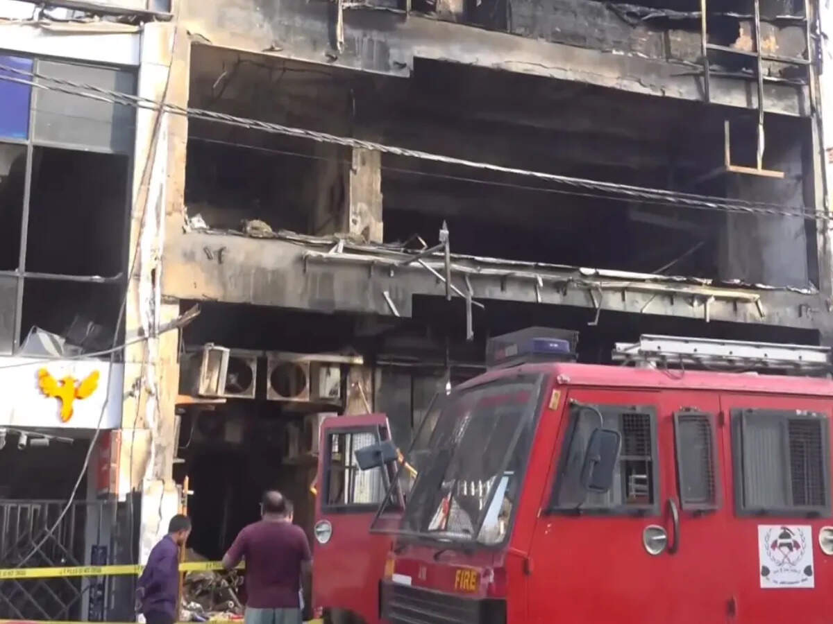 Lucknow fire incident: FIR cites illegal commercial use, single entry ...