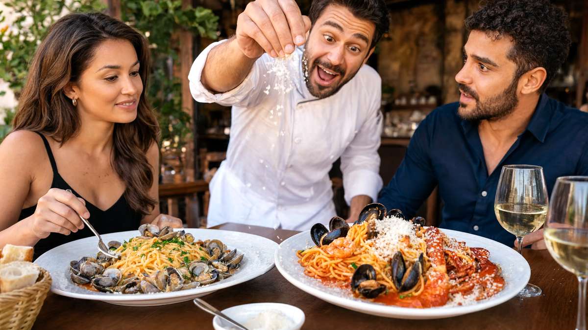 Is cheese on fish pasta a culinary crime or an underrated delight? What ...