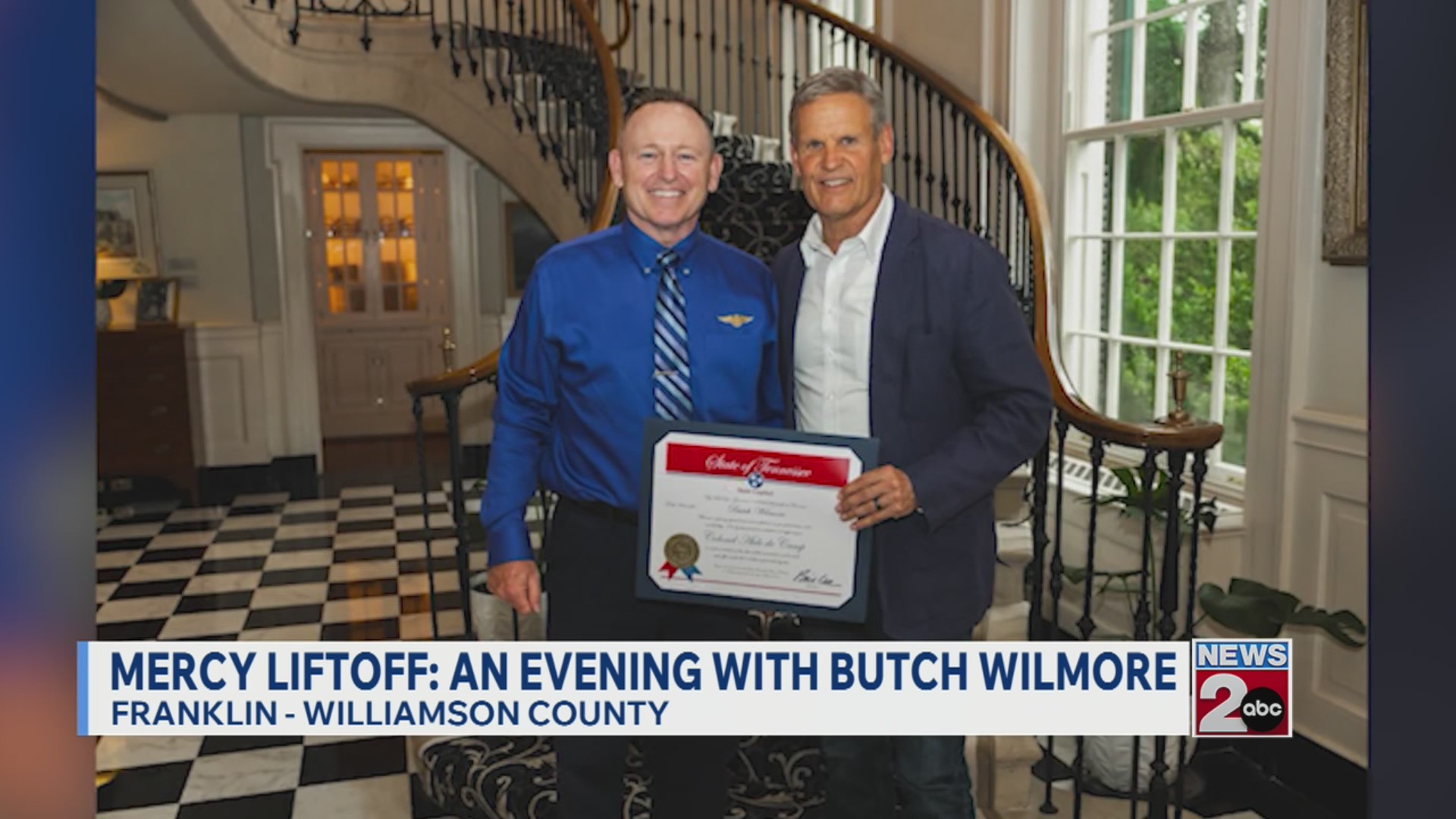Mercy liftoff: An evening with Butch Wilmore