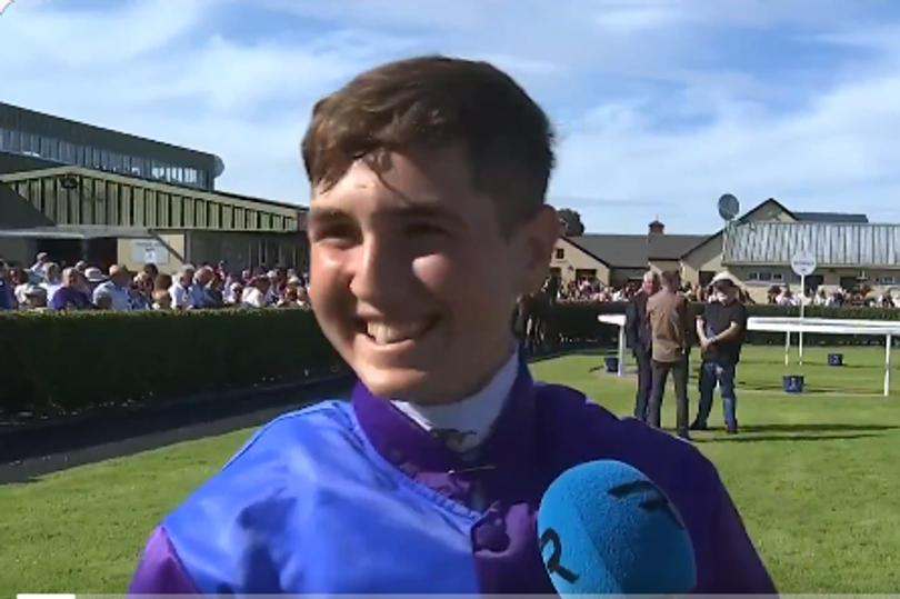 Irish jockey's heart-warming interview after bagging first winner