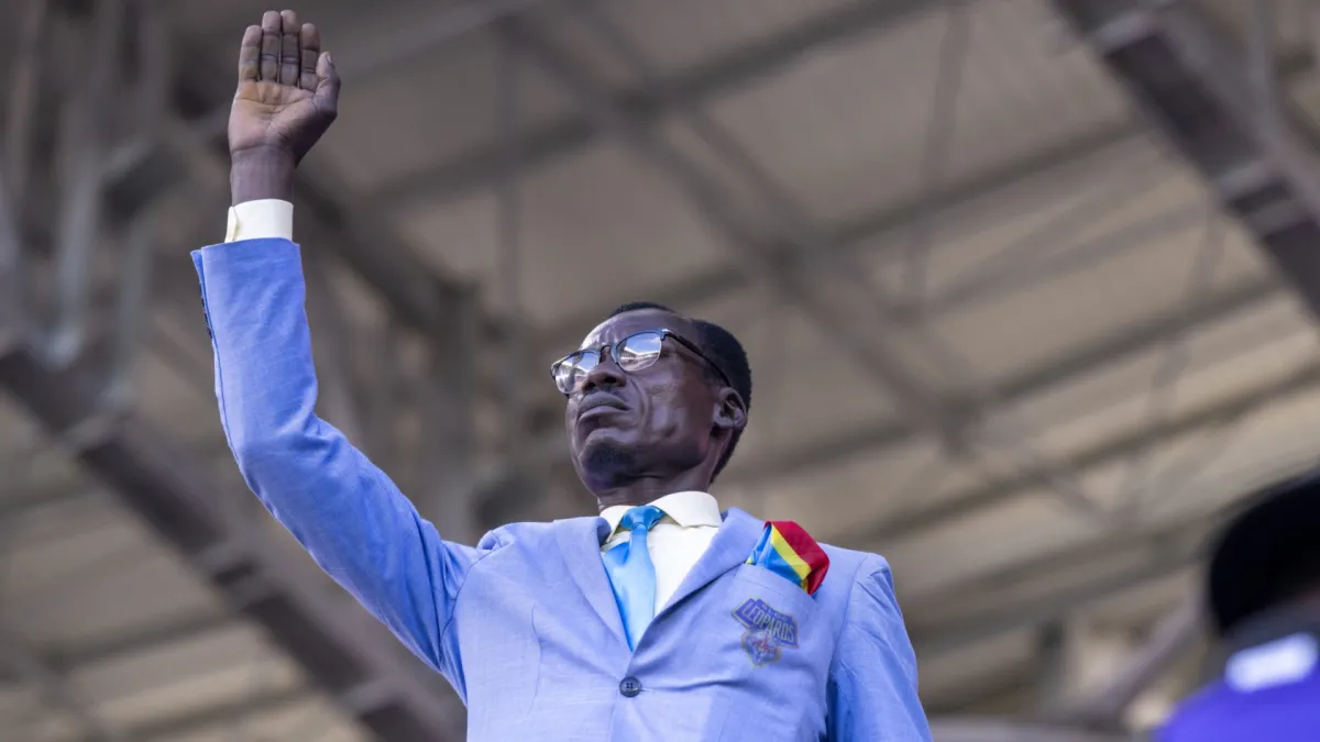 Who is the DR Congo statue guy? Meet Lumumba Vea, the Leopards superfan ...