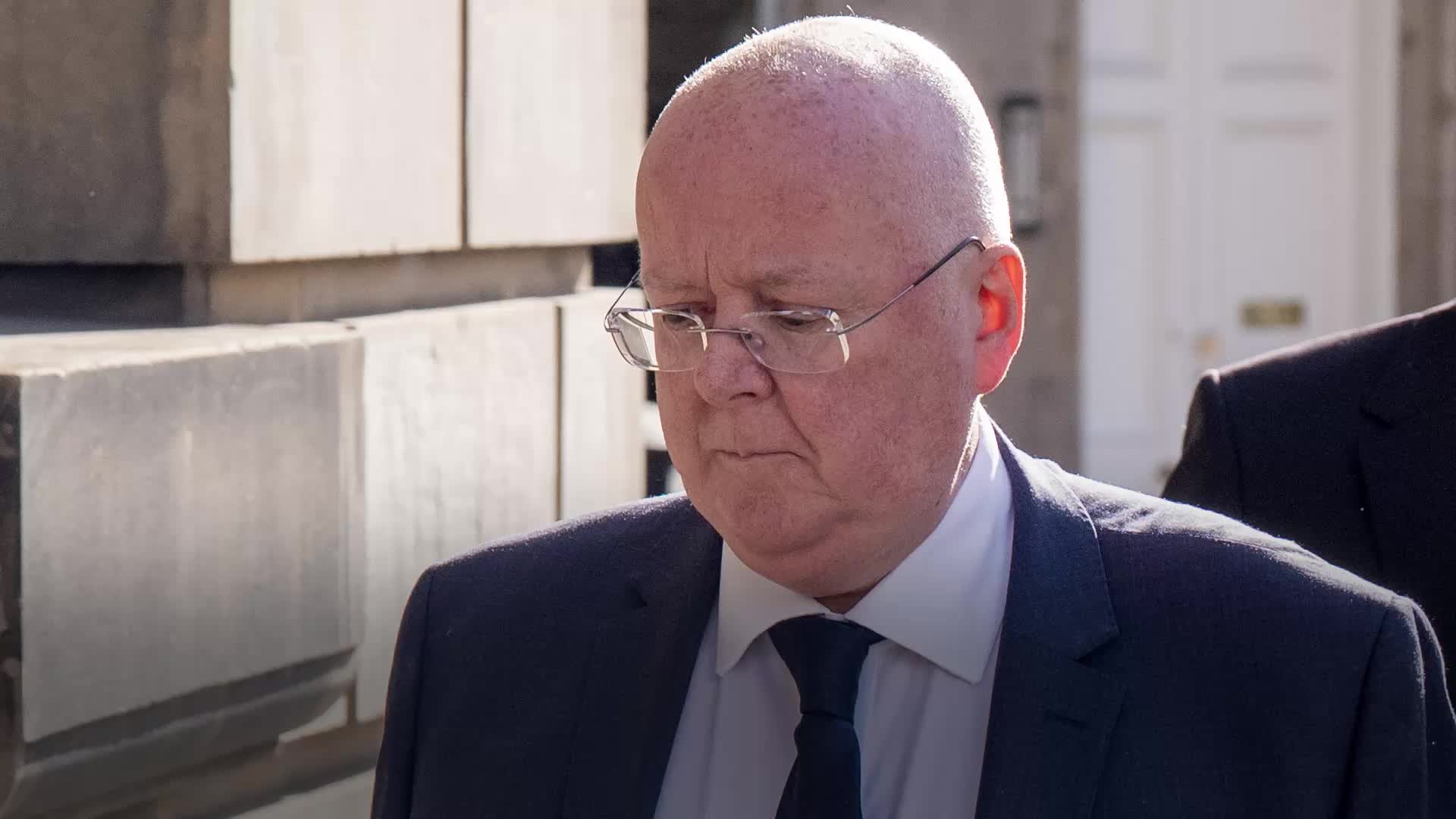 Police interview footage shows Peter Murrell impassive when challenged ...