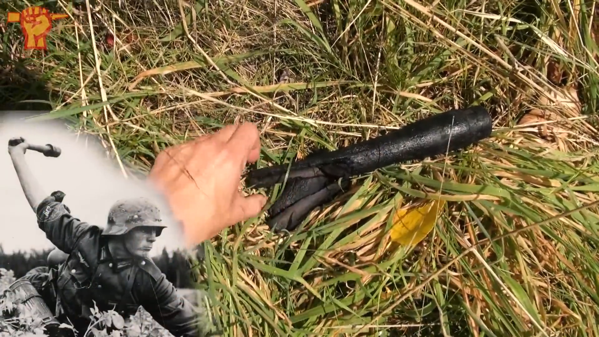 A lake bottom cache reveals German rifles and bayonets