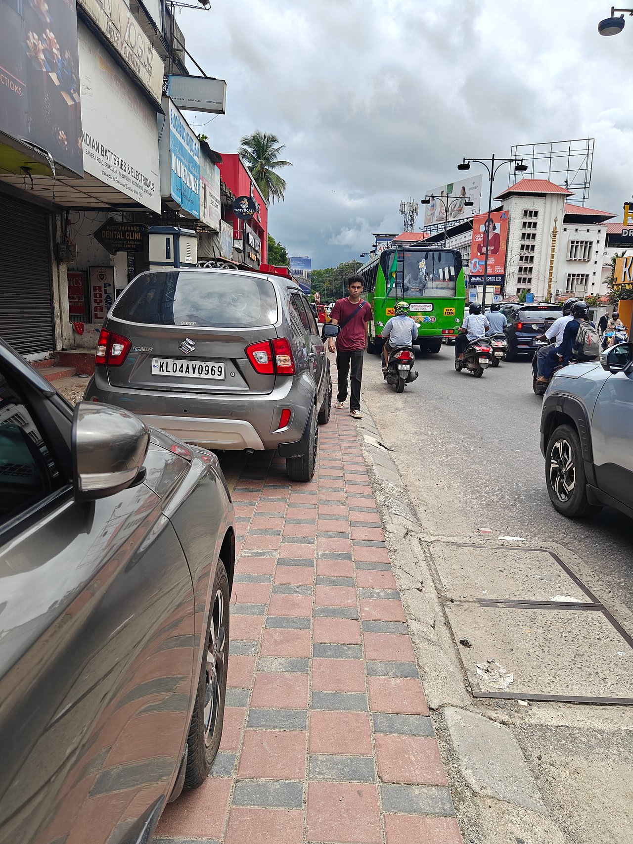Footpaths for people, not vehicles: Kochi’s walkways remain a battle zone